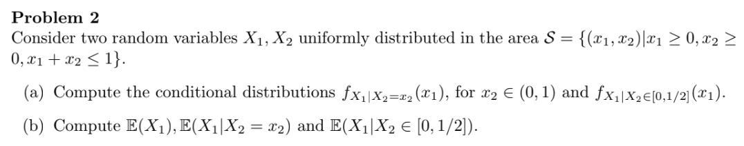 Consider two random variables X1,X2 uniformly | Chegg.com