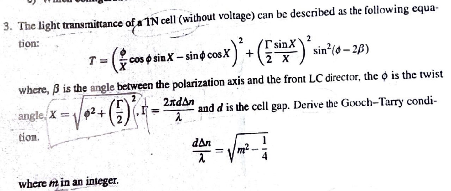 Solved 3. The light transmittance of 1 N cell (without | Chegg.com