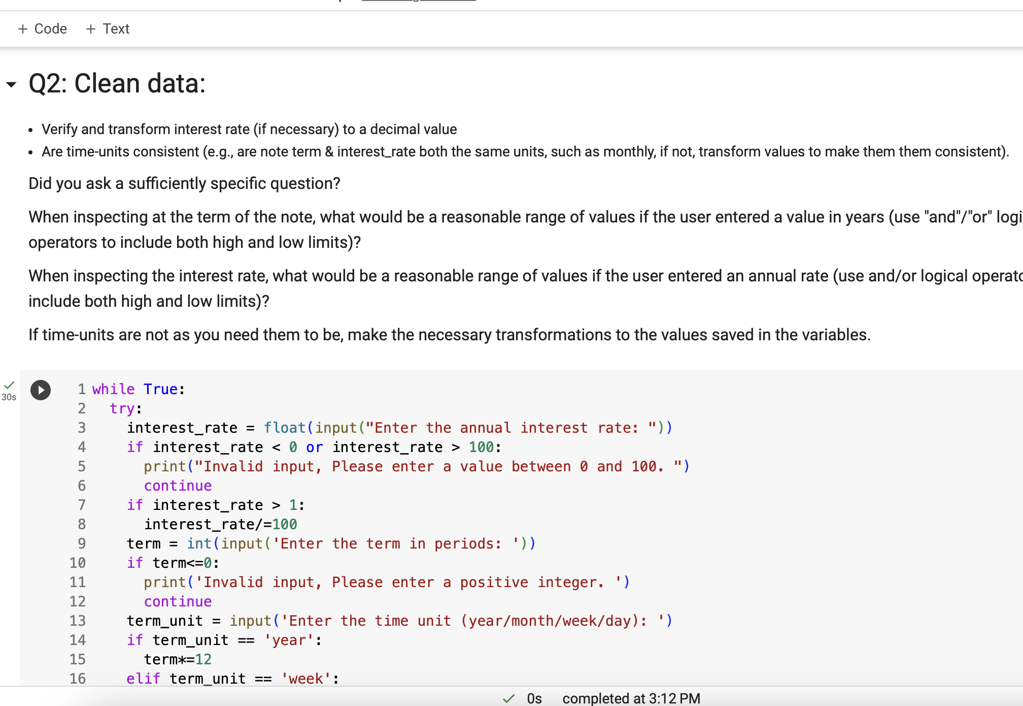 Solved Q5: In the next step, you will create a loop for each | Chegg.com