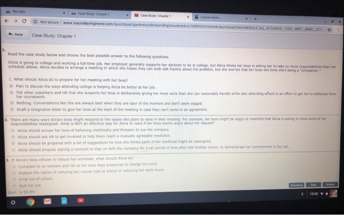 ic MyEagle x se Case Study chapter 1 RA Case Study | Chegg.com