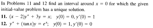 Solved Initial-Value and Boundary-Value ProblemsIn Problems | Chegg.com