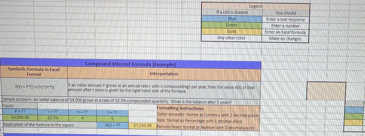 Solved if an initial amount p grows at an anual rate r with | Chegg.com