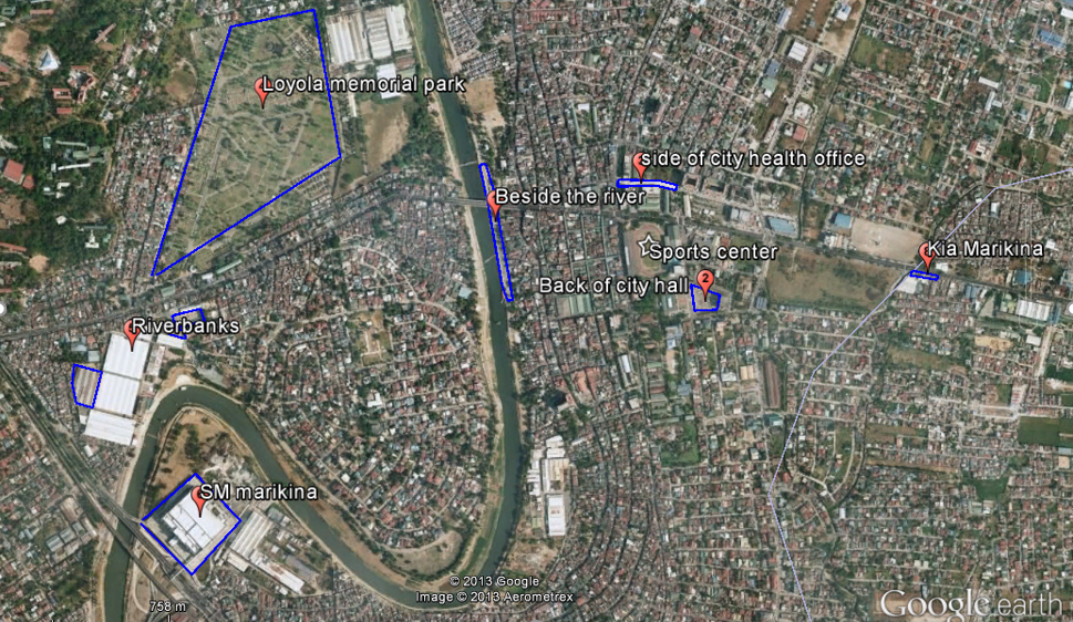 Attached is an aerial photo of Marikina River Valley | Chegg.com