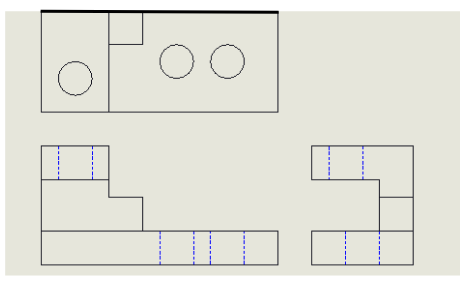 Solved Please create 3D sketch for the following multi‐view | Chegg.com