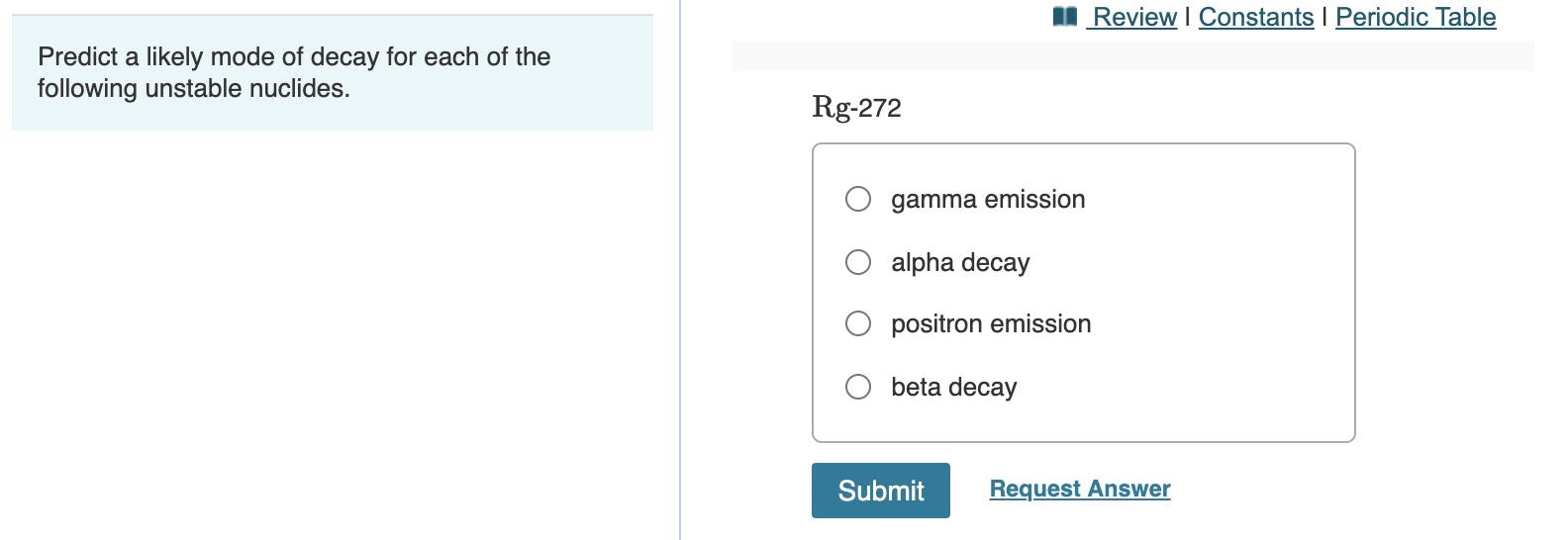 Solved Review | Constants | Periodic Table Predict a likely | Chegg.com