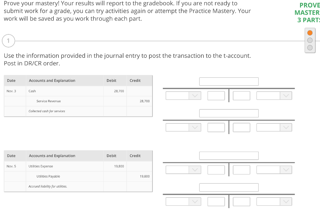Solved Prove your mastery! Your results will report to the | Chegg.com