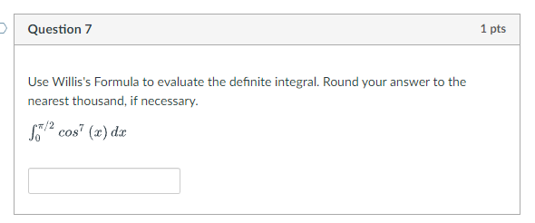 Solved Use Willis's Formula to evaluate the definite | Chegg.com