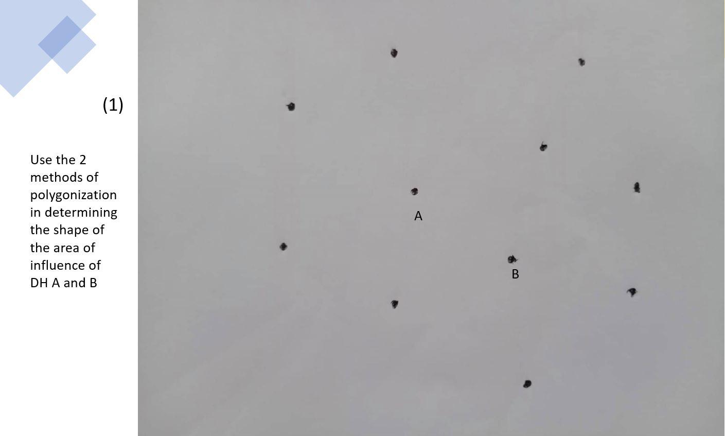 Solved (1) А. Use the 2 methods of polygonization in | Chegg.com