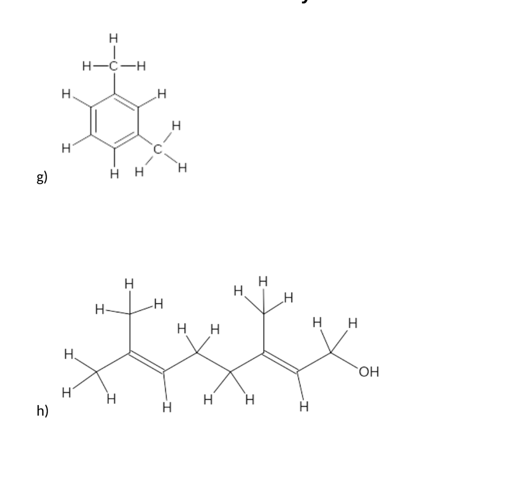 Solved For each structure below, use letters to indicate | Chegg.com