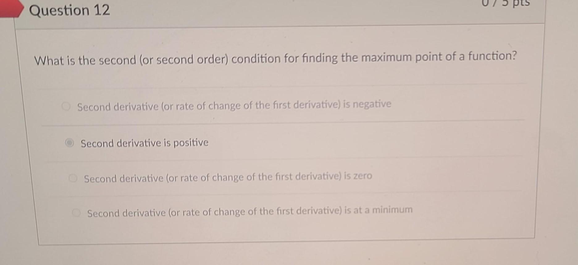 Solved PIS Question 12 What is the second (or second order) | Chegg.com
