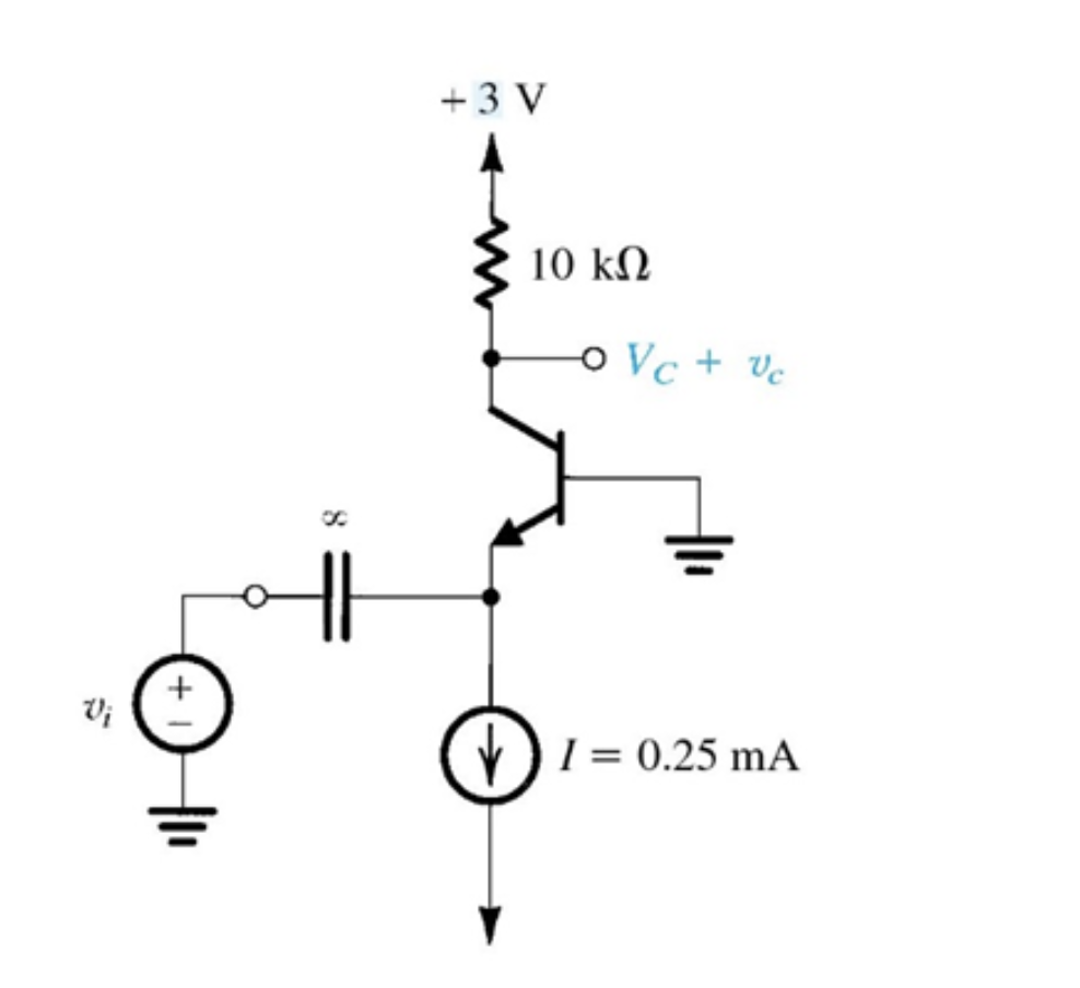 Solved consider the following circuit. The npn BJT in the | Chegg.com