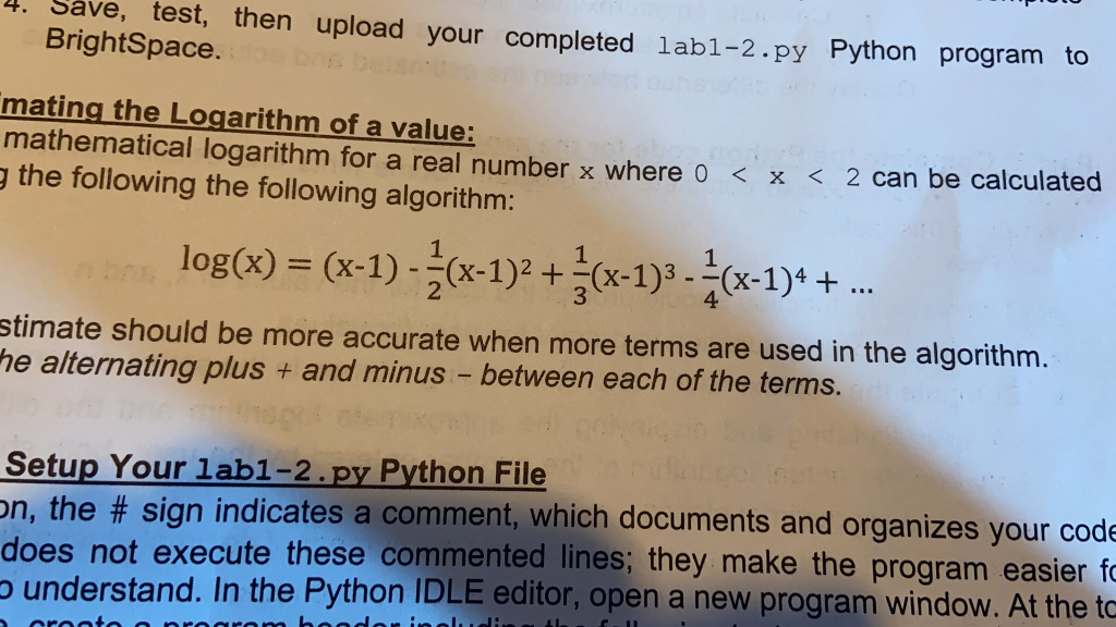 Solved How to set up a loop based on the number terms | Chegg.com