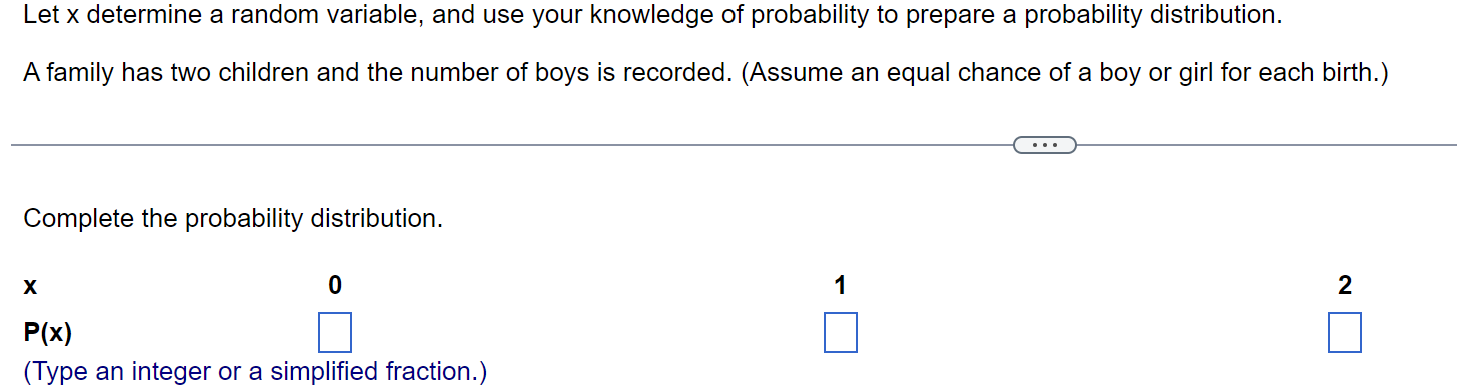 Let x determine a random variable, and use your | Chegg.com