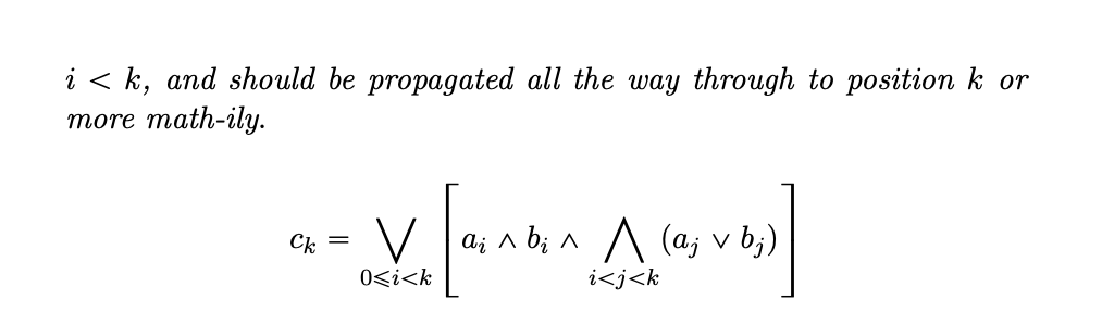 Solved Given two binary numbers a=a1a2…an−1an and | Chegg.com