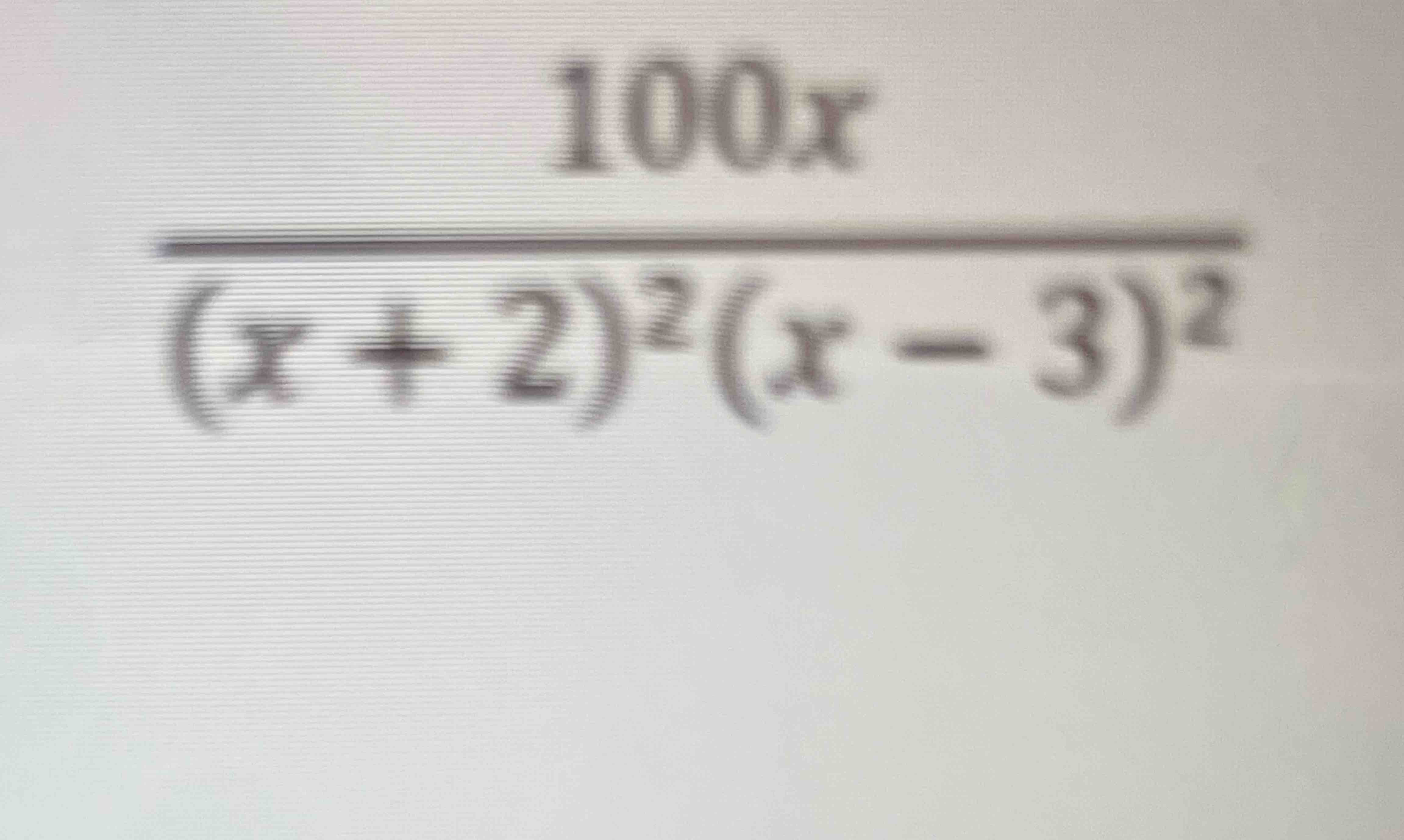 Solved break the function down using partial fraction | Chegg.com