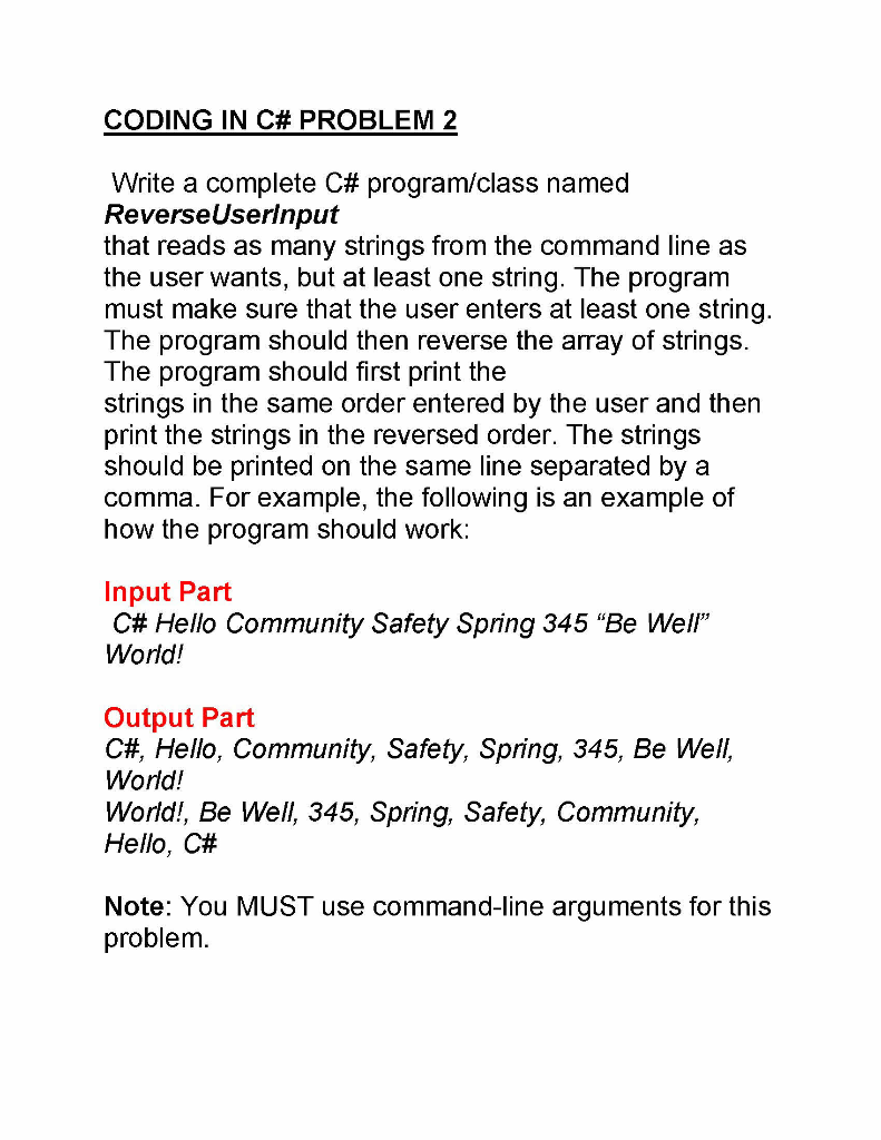 Solved Coding In C Problem 2 Write A Complete C Chegg