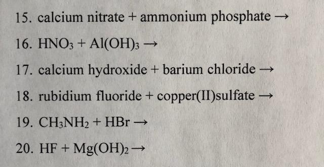 Solved Write balanced molecular, complete ionic, and net | Chegg.com