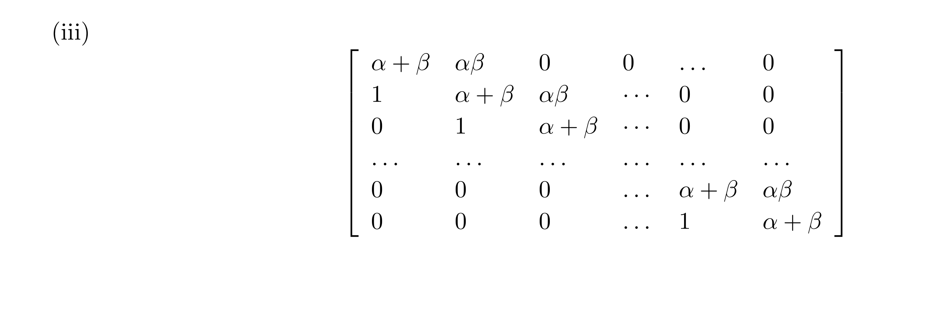 Solved (iii) | Chegg.com