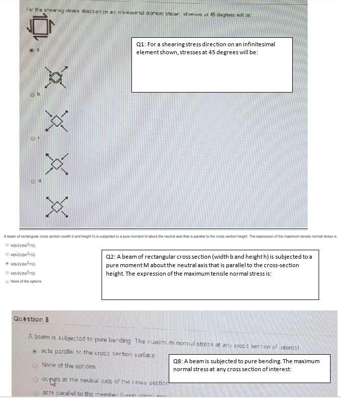 Solved For the shear mij stress director on an neurial | Chegg.com