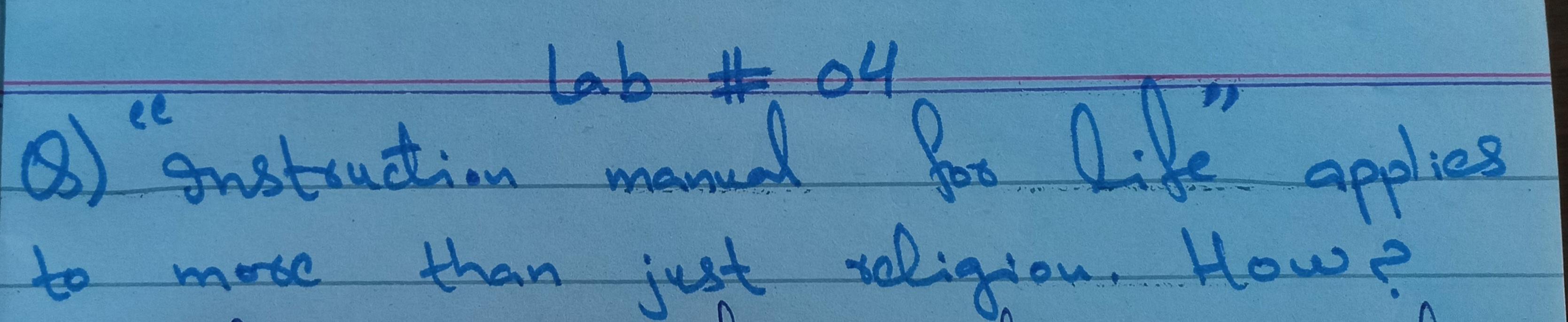 Solved lab #04 (s) "Instruction manual for life applies 18 | Chegg.com