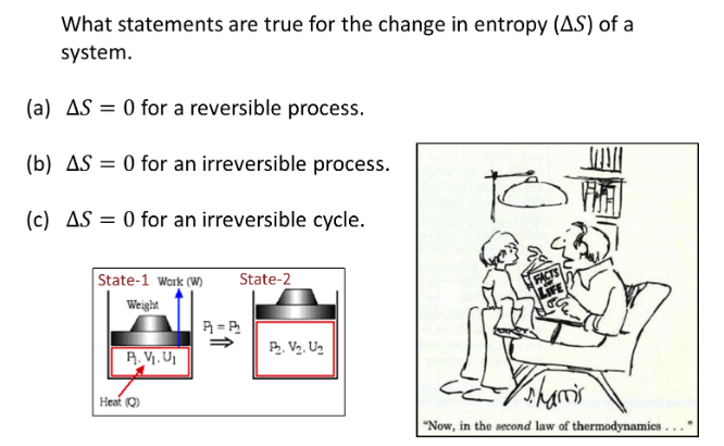 Solved What expression is correct for the average enthalpy | Chegg.com