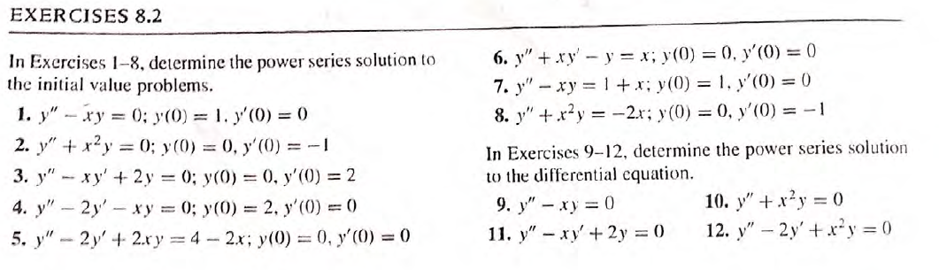 Solved EXERCISES 8.2 In Exercises 1-8, determine the power | Chegg.com