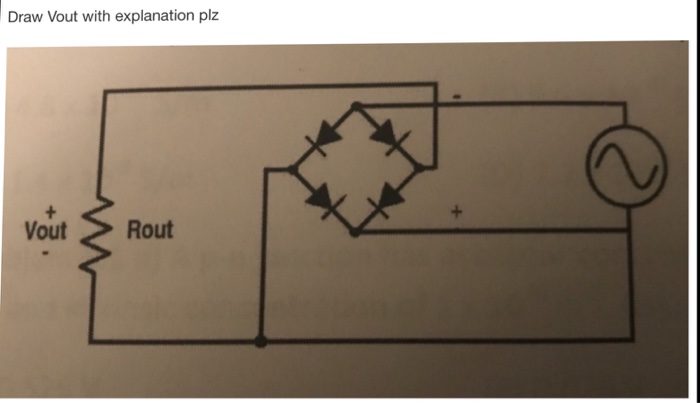 Solved Draw Vout with explanation | Chegg.com