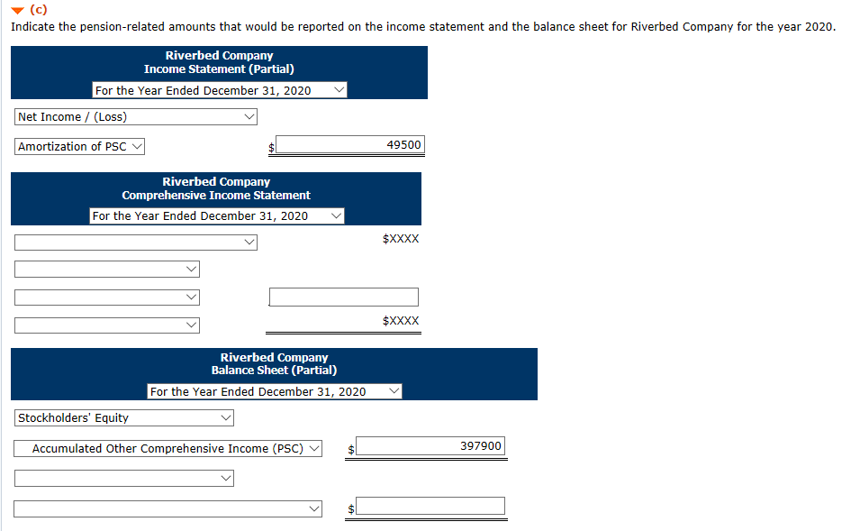 Solved Exercise 20-11 (Part Level Submission) Riverbed | Chegg.com