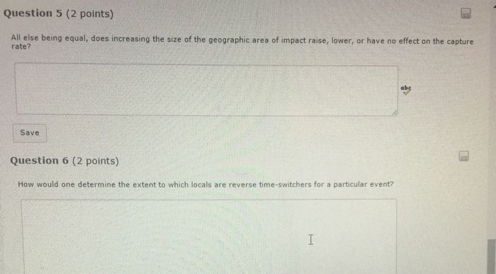 Solved All else being equal, does increasing the size of the | Chegg.com