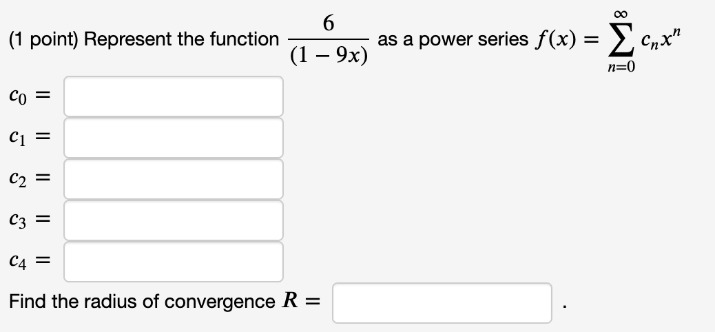 Solved Consider the function arctan(x/9). Write a partial | Chegg.com