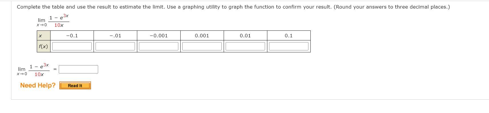 Solved Complete the table and use the result to estimate the | Chegg.com