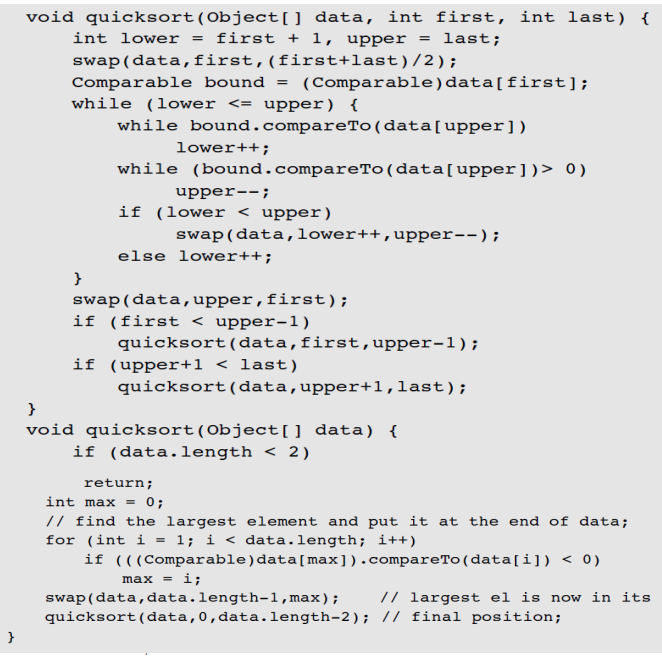 Solved This is the code for the quick_sort algorithm, and I | Chegg.com