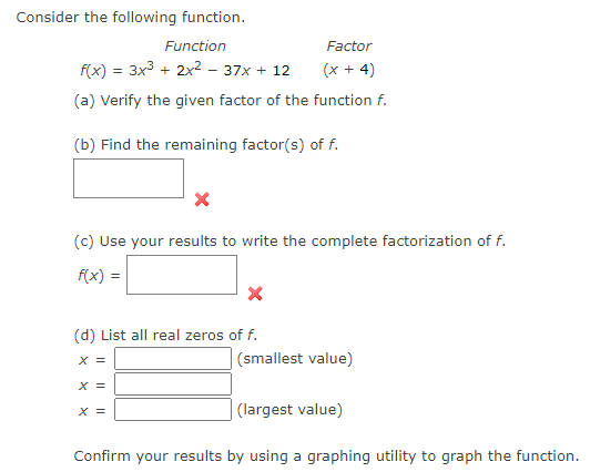 Solved Consider the following function. Function | Chegg.com