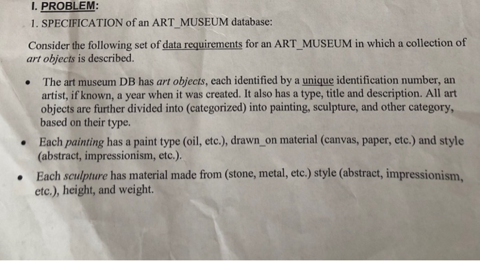 Solved .An art object in the other category describes the | Chegg.com
