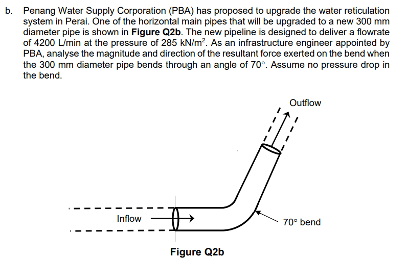Solved b. Penang Water Supply Corporation (PBA) has proposed | Chegg.com