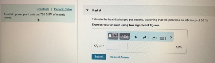 Solved Constants 1 Periodic Table Part A A certain power | Chegg.com