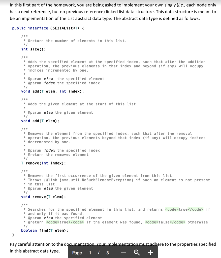 Solved In this first part of the homework, you are being | Chegg.com