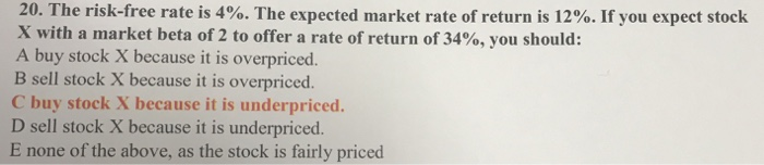 Solved 17. Given the following covariance matrix Stock X | Chegg.com