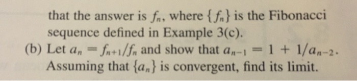 Solved 45 A Fibonacci Posed The Following Problem