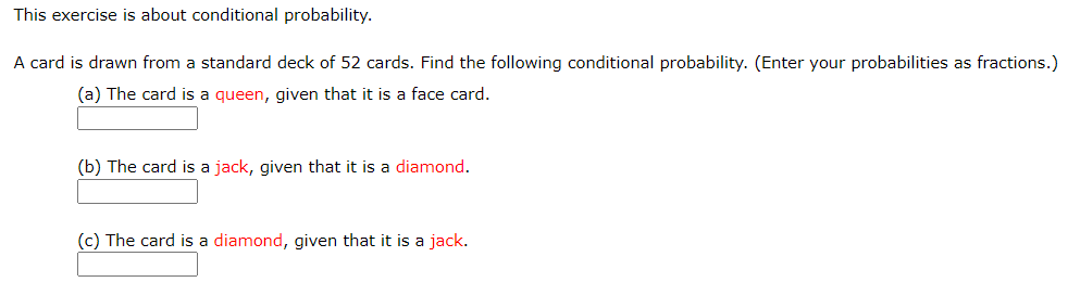 Solved This exercise is about conditional probability. A | Chegg.com