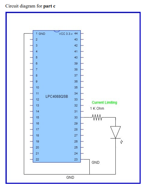 Details on partc User switch is edge pin 23, (LPC4088 | Chegg.com