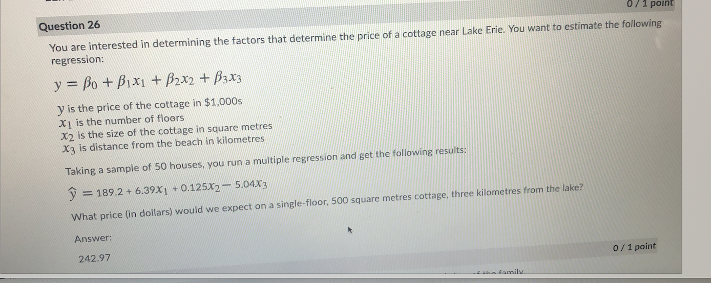 Solved What is the answer? and how do you calculate it step | Chegg.com