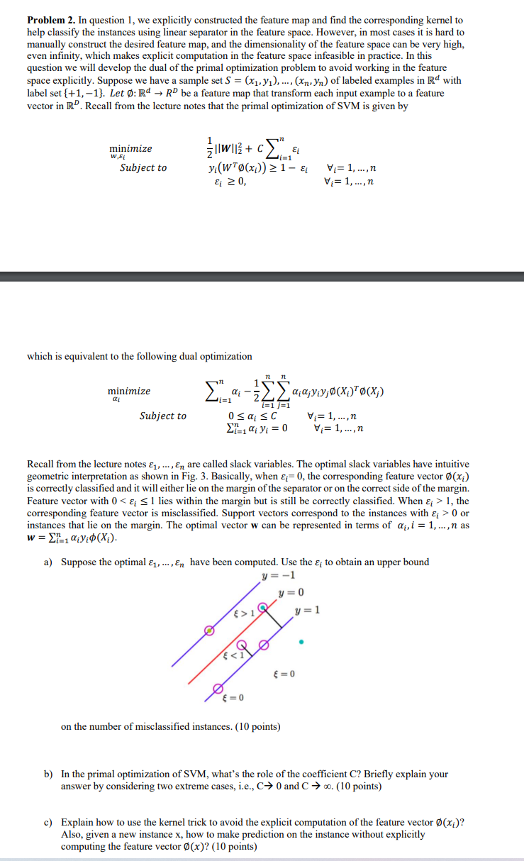 Problem 2. In question 1, we explicitly constructed | Chegg.com
