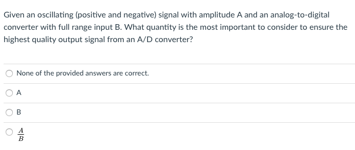 Solved Given an oscillating (positive and negative) signal | Chegg.com