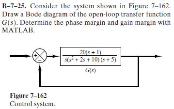Solved B-7-25. Consider the system shown in Figure 7-162. | Chegg.com