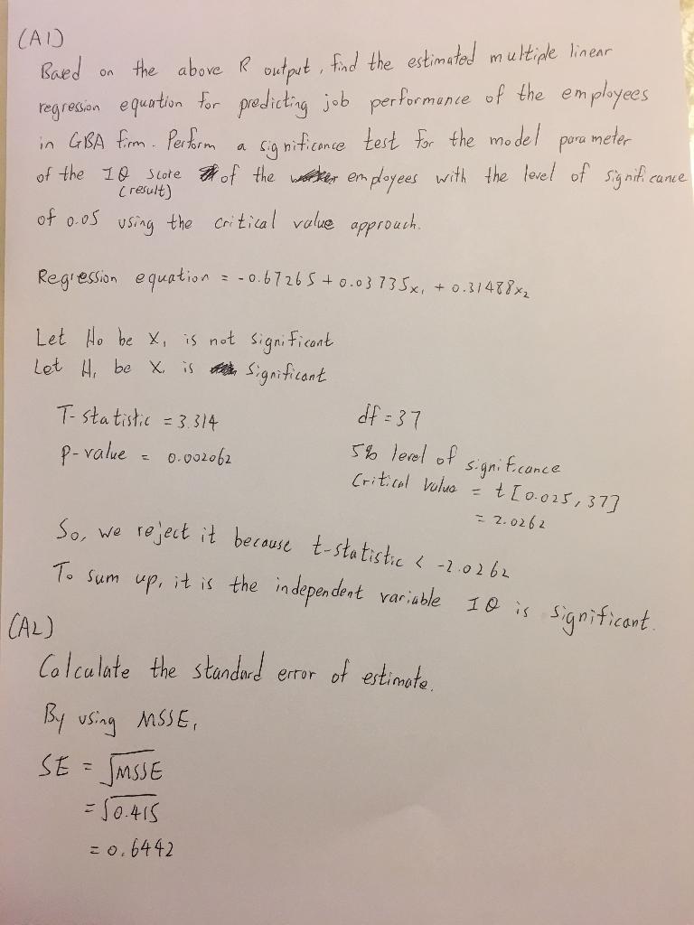 Solved This problem has been solved(including the steps A1 | Chegg.com