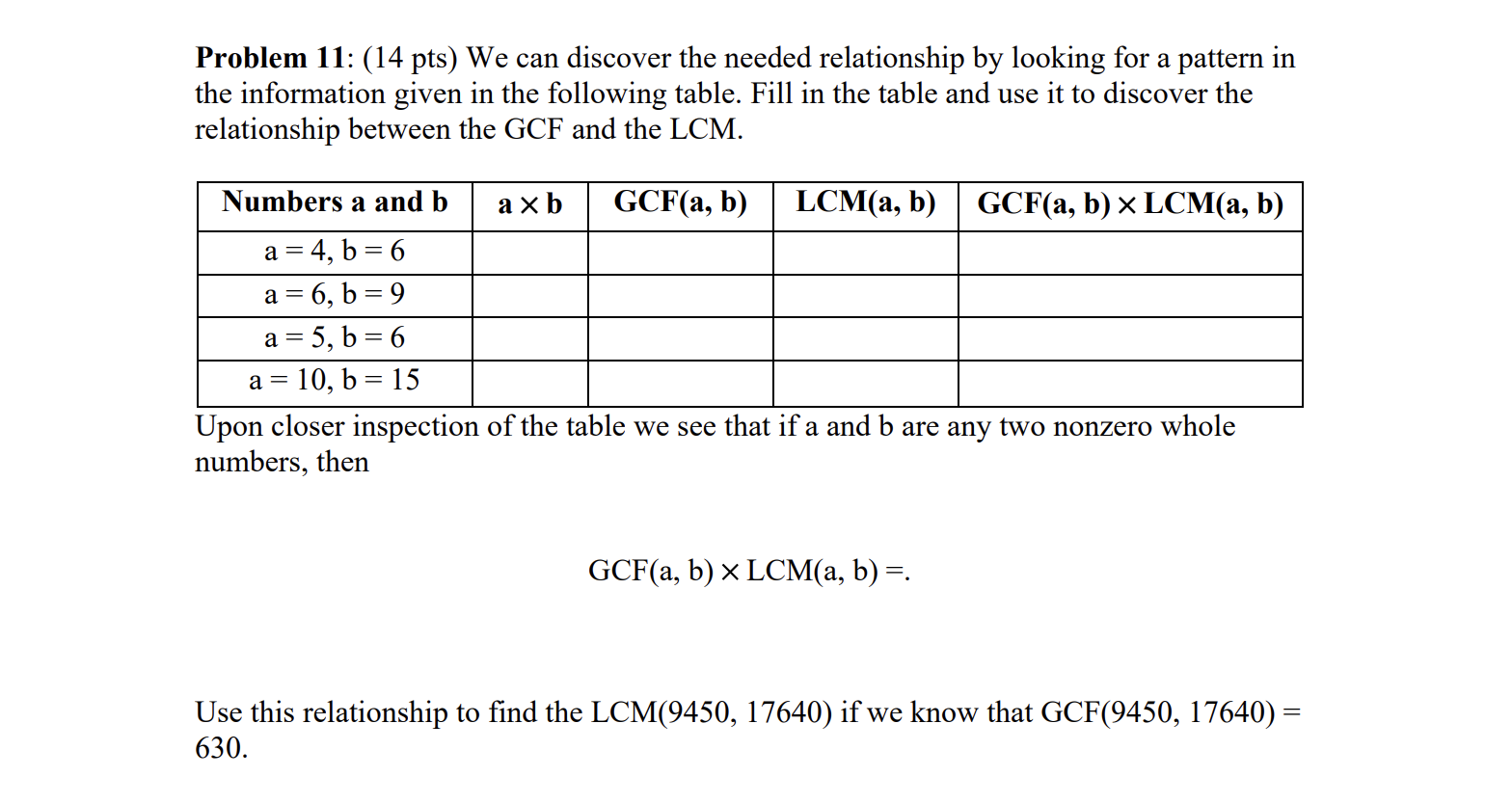 Solved Problem 11: (14 pts) We can discover the needed | Chegg.com