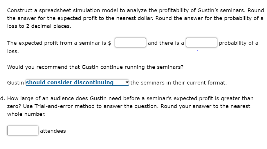 Solved To generate leads for new business, Gustin Investment | Chegg.com