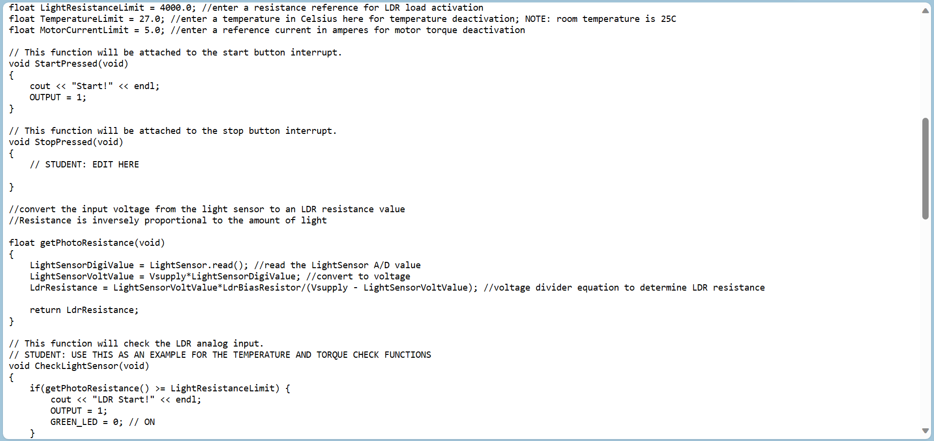 Solved \#include "mbed. h \#include 〈iostream〉 AnalogIn | Chegg.com