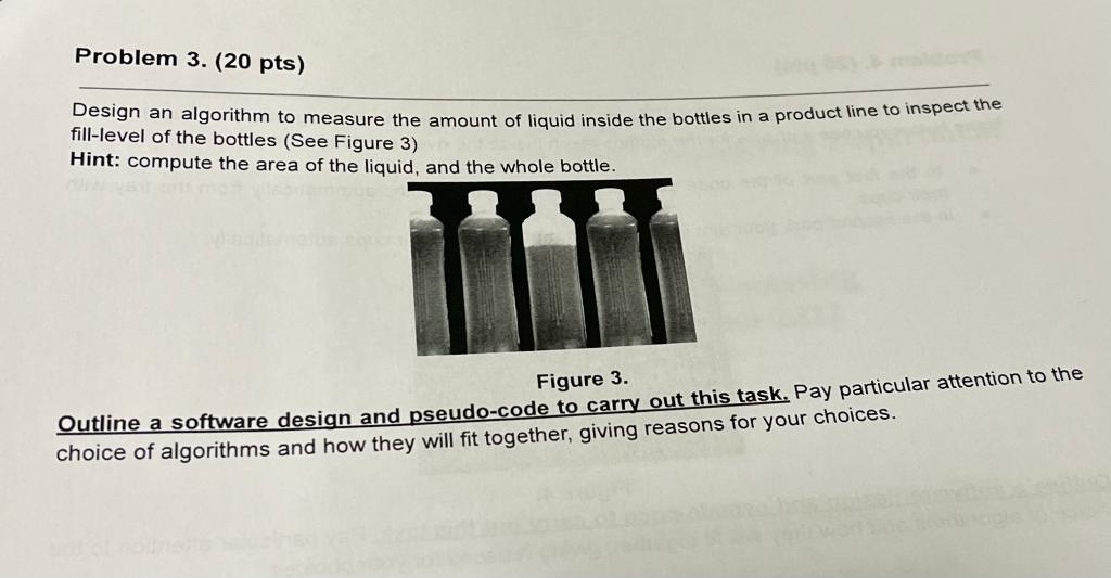 Solved Design an algorithm to measure the amount of liquid | Chegg.com